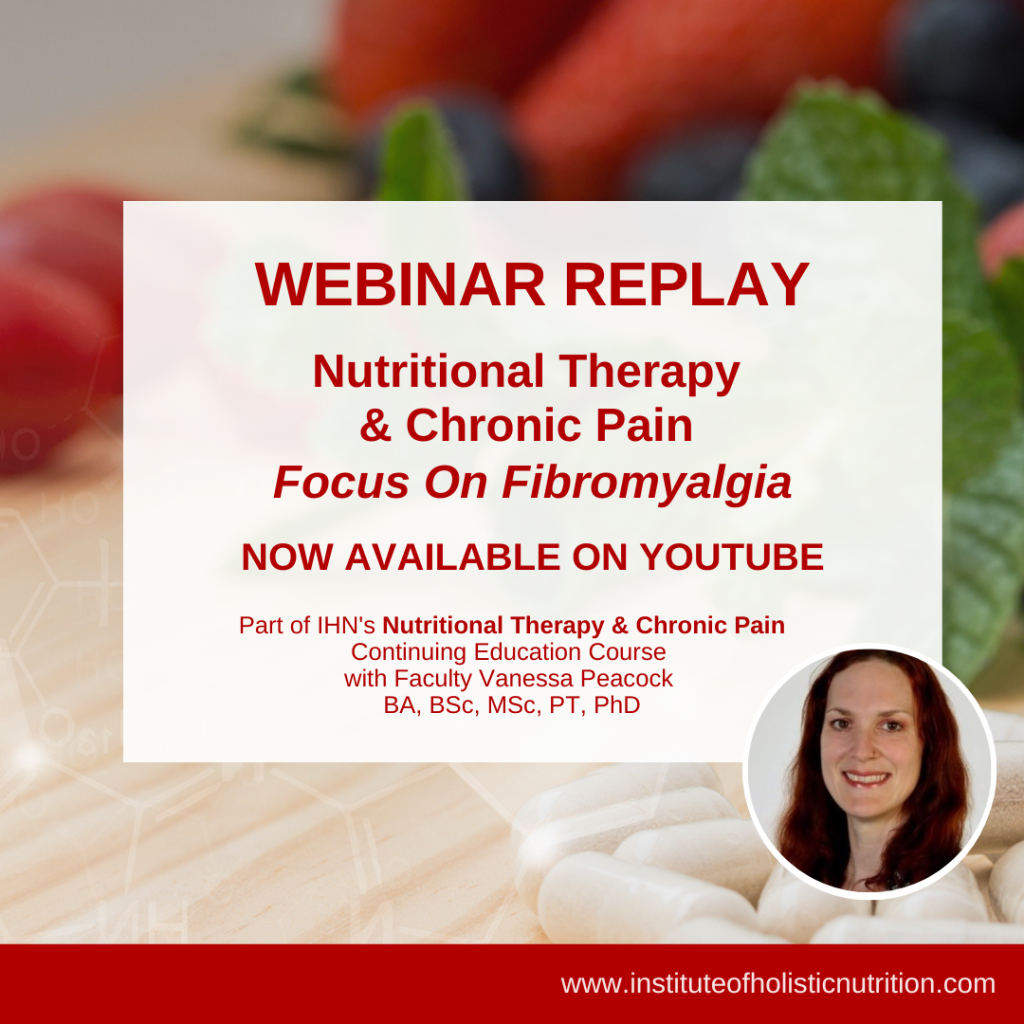 Vanessa Peacock - Institute of Holistic Nutrition